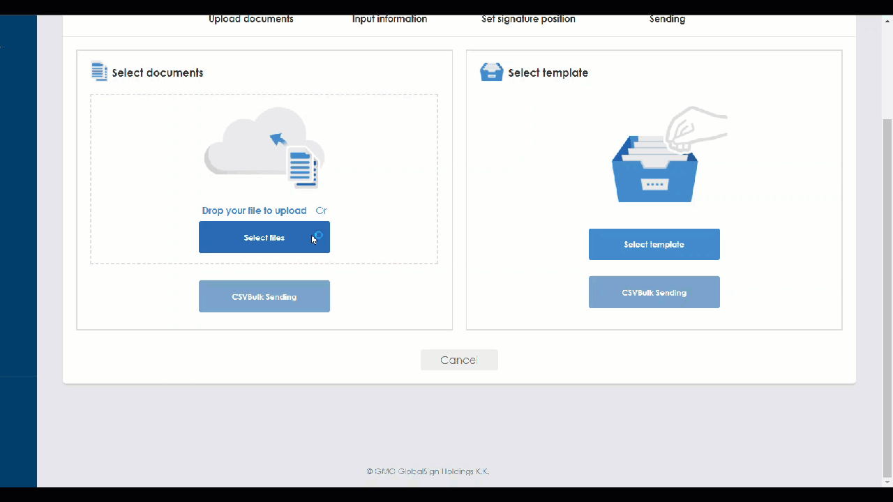 Assign A Document To A Folder while Generating A Signing Re 